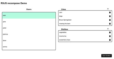 Rxjs And Recompose Demo Codesandbox