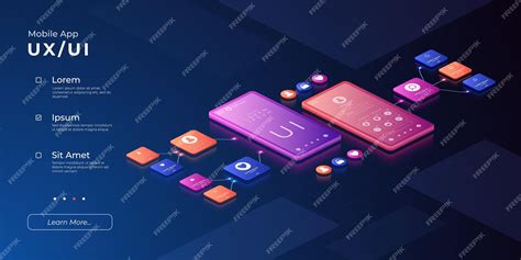 Premium Vector Ui Ux Design Mobile Prototype 3d User Experience