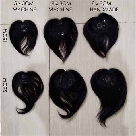 Jual Rsw Toupee Penutup Botak Cewek Pria Cowok 003 Rsw Real Human