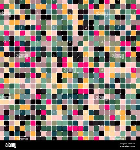 Color Checkered Squares Background Generative Pattern Illustration Stock Vector Image And Art Alamy
