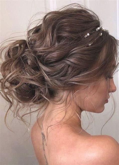 44 Romantic Messy Updo Hairstyles For Medium Length To Long Hair