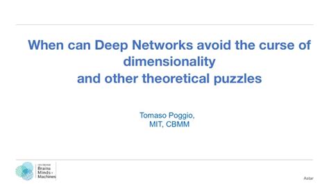 Ppt When Can Deep Networks Avoid The Curse Of Dimensionality And Other Powerpoint