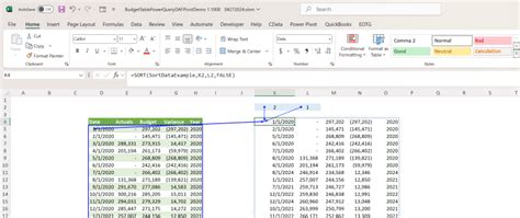 Dynamic Sorting Excel 365 Excel And Access Llc