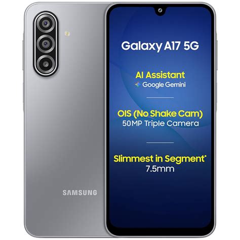 Samsung Galaxy A17 5g Gray 50mp Camera 128gb Storage