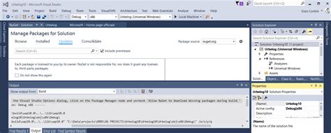How To Stop NuGet Check For New Missing Packages During A Build Or What To Do If The The