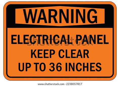 Electrical Utility Warning Sign Labels Stock Vector Royalty Free 2238057817 Shutterstock