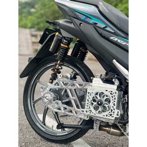Hypertech Cnc Ultimate Pro Arm Yamaha Nvx V1 V2 Swing Arm Cnc Nvx Black Silver Two Tone Shopee