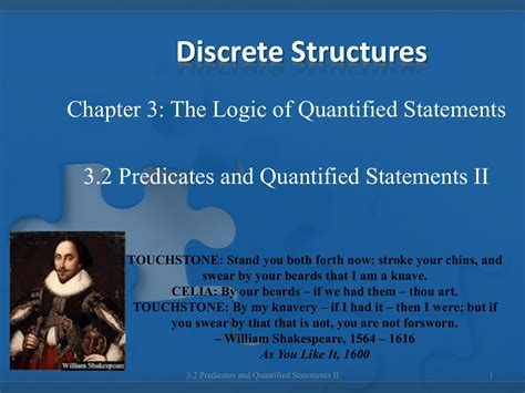 32 Predicates And Quantified Statements Ii
