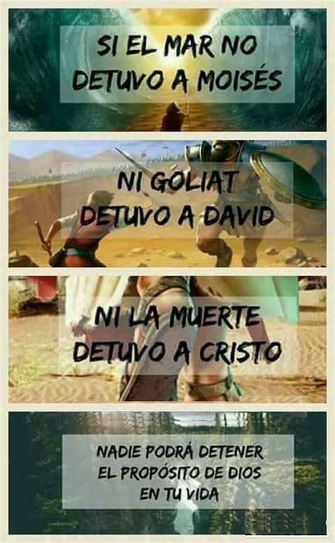 Si El Mar No Detuvo A Moisés Ni Goliat Detuvo A David Ni La Muerte