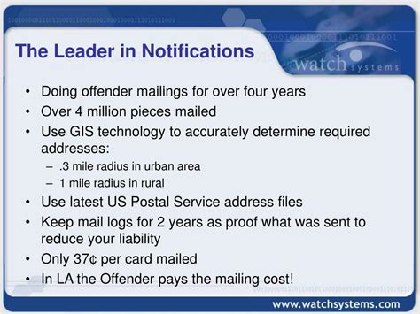 Ppt Sex Offender Notification Mailing Service Powerpoint Presentation