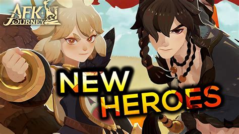 New Heroes Revealed Soren Alsa Afk Journey Youtube