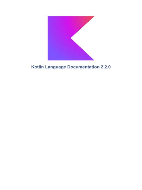 Kotlin Reference Pdf Class Computer Programming Anonymous Function