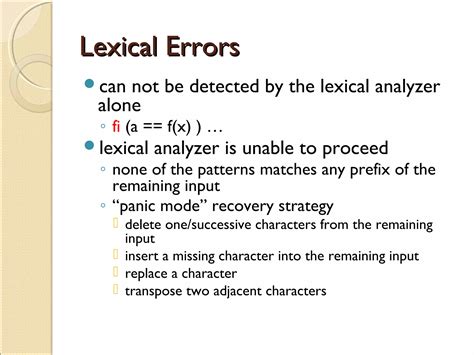 1role Lexical Analyzer Ppt