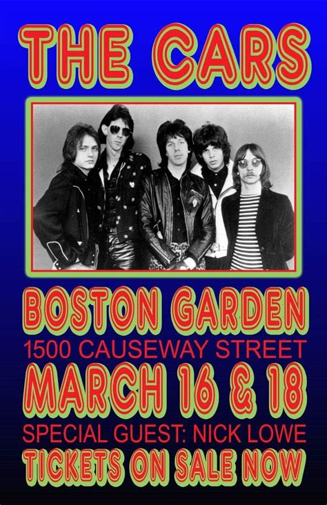 Generic The Cars Replica 1982 Concert Poster Posters And Prints