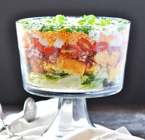 Southern Layered Cornbread Salad