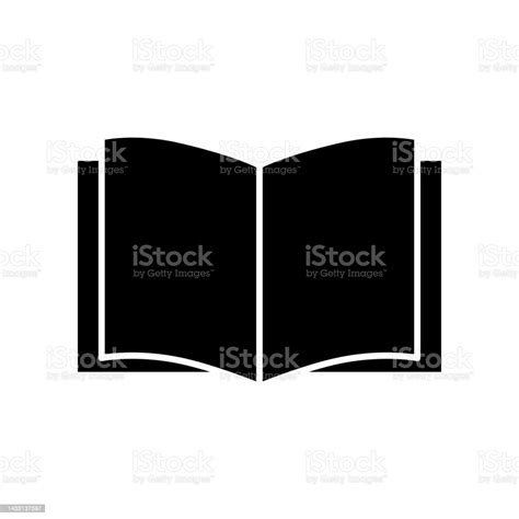 책 글리프 아이콘 그림을 엽니다 읽기와 관련된 아이콘 그림입니다 간단한 벡터 디자인 편집 가능 공부에 대한 스톡 벡터 아트 및 기타 이미지 Istock