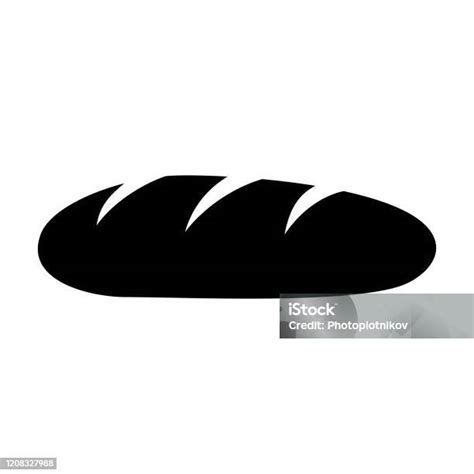 검은 덩어리 빵 아이콘 플랫 흰색 배경에 고립 프랑스 바게트 통곡물 건강한 빵 벡터 건강한 생활방식에 대한 스톡 벡터 아트 및 기타 이미지 건강한 생활방식 건강한