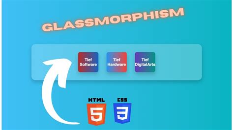 Glassmorphism Tutorial Creating A Sleek Design With Html And Css Glassmorphism Webdesign Ui