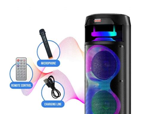 Преносима Bluetooth Тонколона 2х8 Висококачествен Звук за Караоке гр Пловдив Сточна гара • Olx Bg