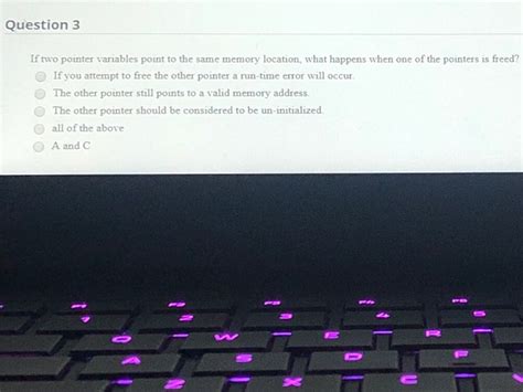 Solved Question 1 Assuming That The Pointer Variable Pl Is
