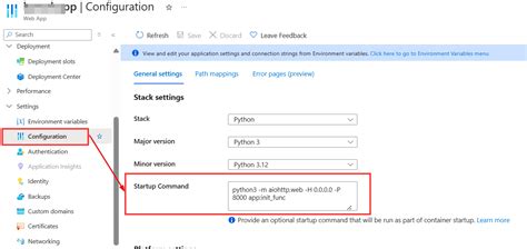 Startup Command For Azure Bot Stack Overflow