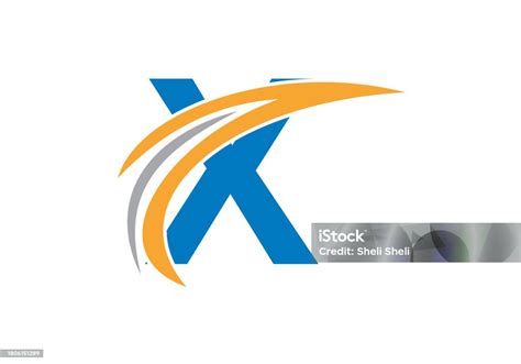 벡터 형식의 초기 X 문자 알파벳 로고 디자인 기업과 회사 신원을 위한 로고타입 개념에 대한 스톡 벡터 아트 및 기타 이미지 개념 개발 경제 Istock