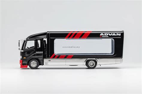 Po Gcd 164 Mitsubishi Fuso Fighter Mk2 Outriggers Raised Truck Advan