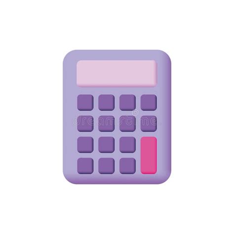 3d Mathematic Calculator Icon Design Illustration Stock Vector Illustration Of Economy