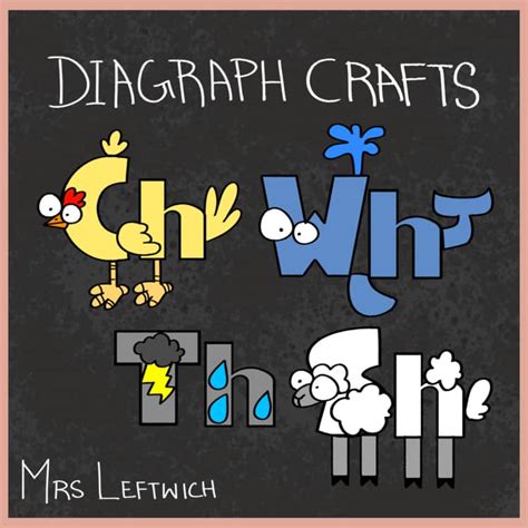 Digraph Craft Art Ch Th Sh Wh Cut And Paste By Ntitled To Learn
