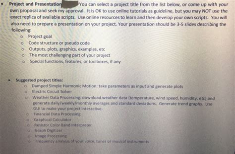Solved Hello Can You Explain This Project Using Matlab