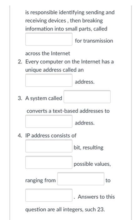 solved consider protocol packet packets tcp ip tcp ip