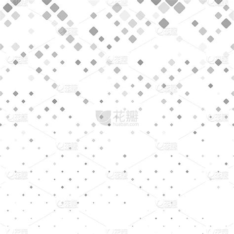 几何圆形正方形图案 矢量平铺马赛克背景素材 花瓣网