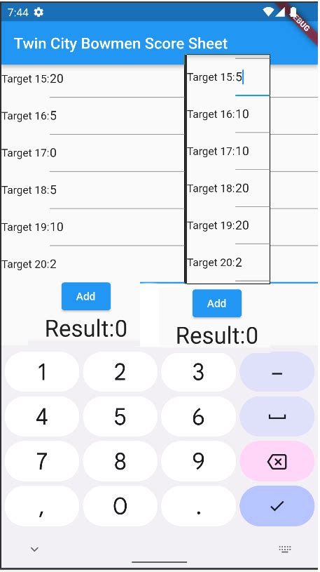 Flutter How Do I Add More Column To This Score Sheet PIC Attached Of What I Was Expecting