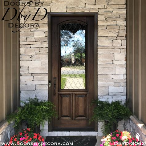 Custom Rustic Single Door Solid Wood Entry Doors By Decora