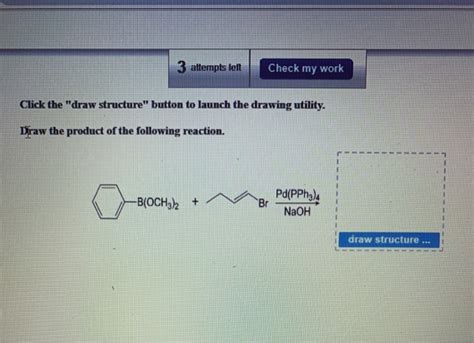 solved 3 attermpts left check my work click the draw