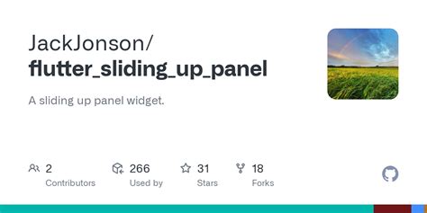 GitHub JackJonson Flutter Sliding Up Panel A Sliding Up Panel Widget