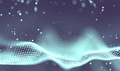 Data Technology Abstract Futuristic Illustration Low Poly Shape With Connecting Dots And Lines
