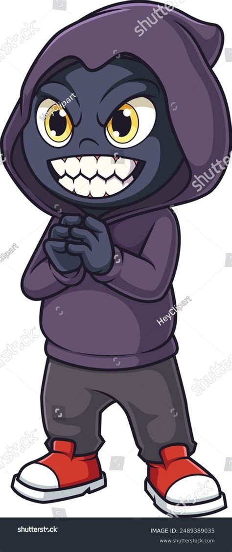 Evil Humanoid Plotting Vector Illustration Stock Vector Royalty Free 2489389035 Shutterstock