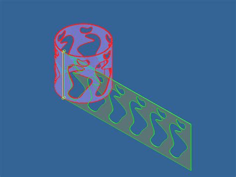 Project Cut Pattern On Folded Part Autodesk Inventor Autocad Forums