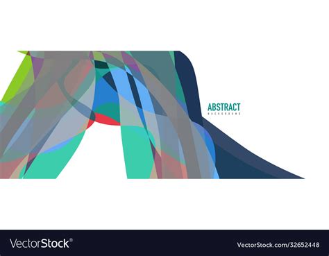 Fluid Wave Colorful Abstract Background Dynamic Vector Image