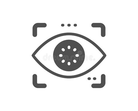 Eye Detect Icon Retina Scan Sign Vector Stock Vector Illustration Of Print Look 234826292