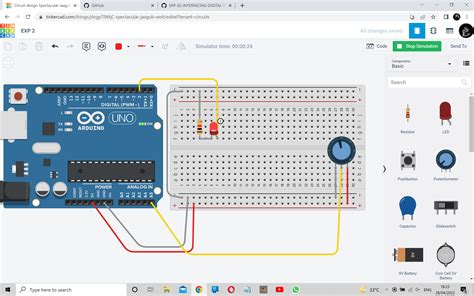 Github Lutheeshgoparapuexperiment No 03 Interfacing Analog Input Sensor Pot With Arduino