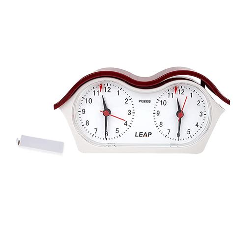 Buy Dfx Chess Clock Game Timer Analogue Portable Design According The Queens Gambit Wooden