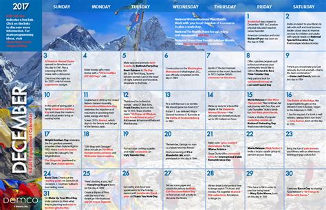 Adult Engagement Calendar December 2017