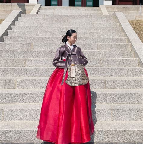 장원한복 전통한복 진한 색감의 전통 금박 당의 네이버 블로그