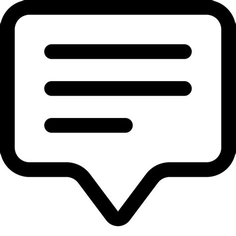 Chat Square Text Free Vector Icons On