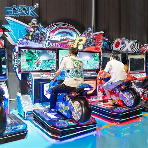 Crazy Speed Moto Coin Operated Arcade Games Moto Driving Simulator Electric Scooter And