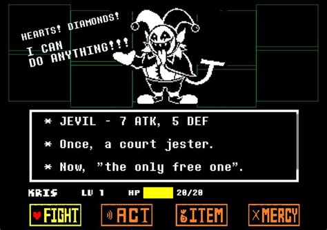 Ut Pixel Art Fan Made Jevil Battle Sprite Undertale Amino