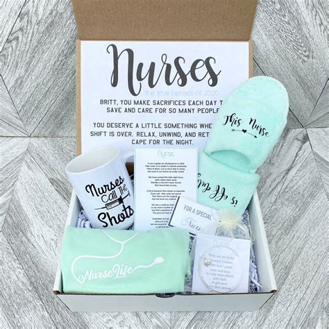 Personalized Nurse T Set Mug Shirt Bracelet And Slippers Etsy