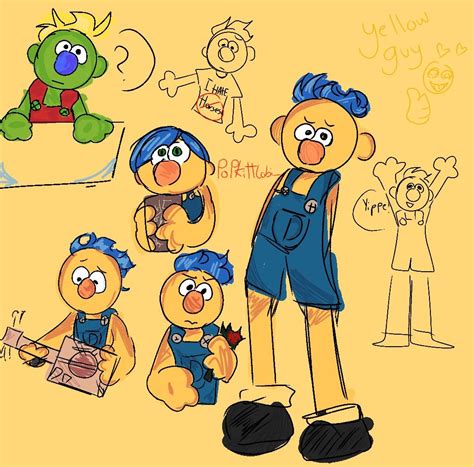 Dhmis Yellow Guy Doodles🎉⚡ Yellow Guy Dont Hug Me Dont Hug Me Im Scared Fanart